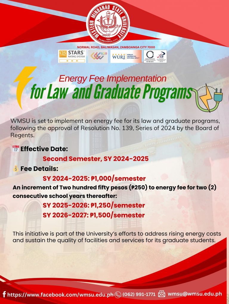 Western Mindanao State University – A Smart Research University by 2040