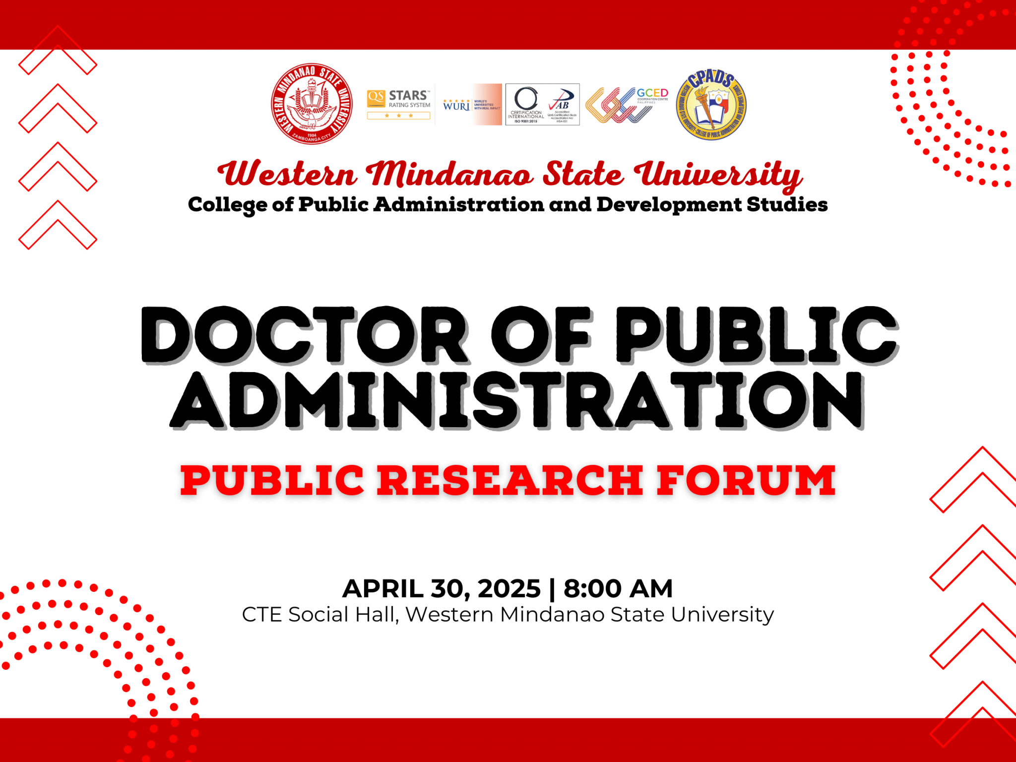Western Mindanao State University – A Smart Research University by 2040